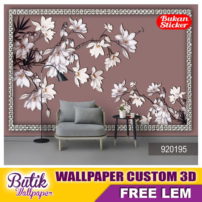 Jual WALLPAPER CUSTOM 3D GRATIS LEM | Shopee Indonesia