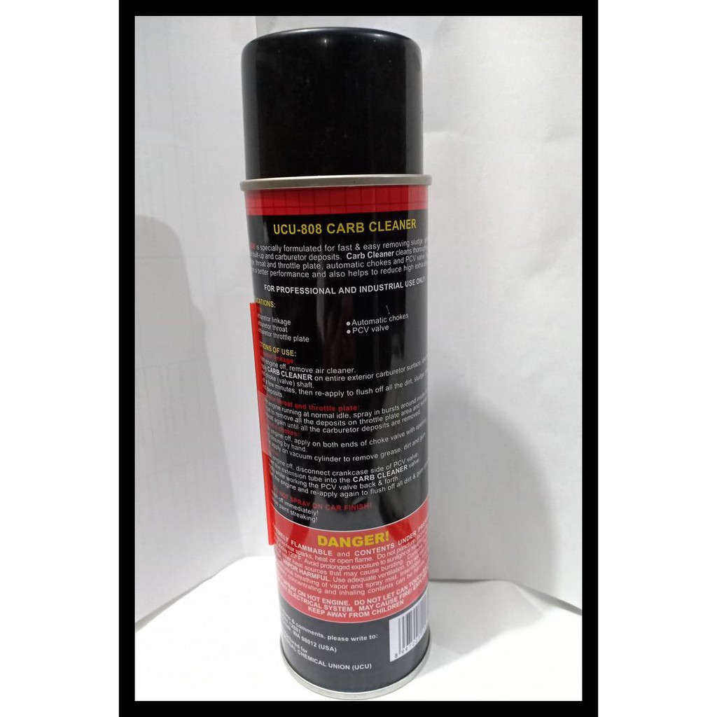 Jual SPECIAL UCU, "CARB CLEANER", Cleans Carburator, Fuel Injection ...