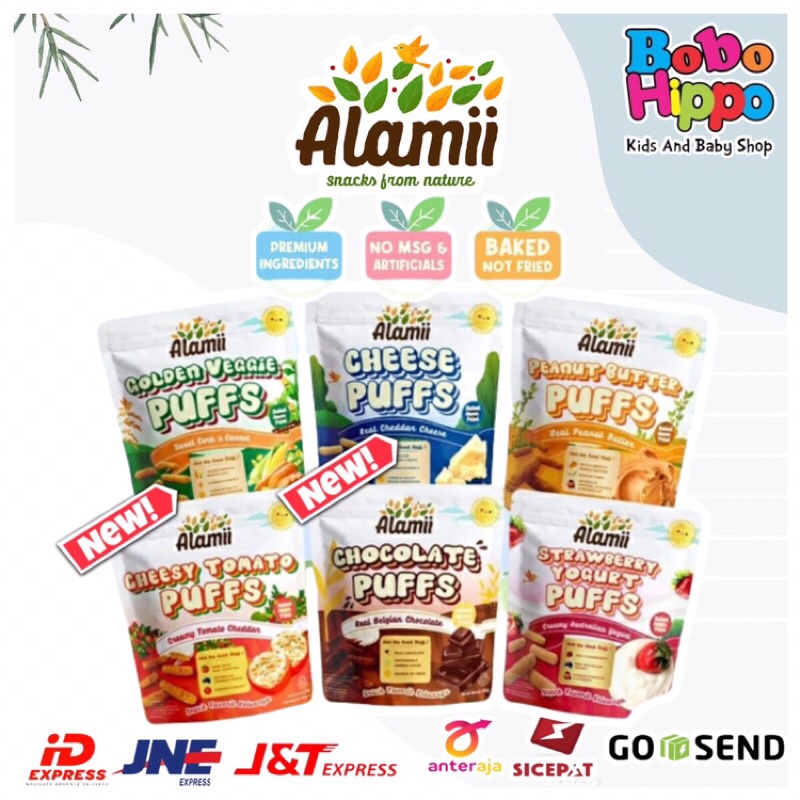 Jual ALAMII Puffs - Snack Sehat Bayi / Anak - Cheese/Golden Veggie ...