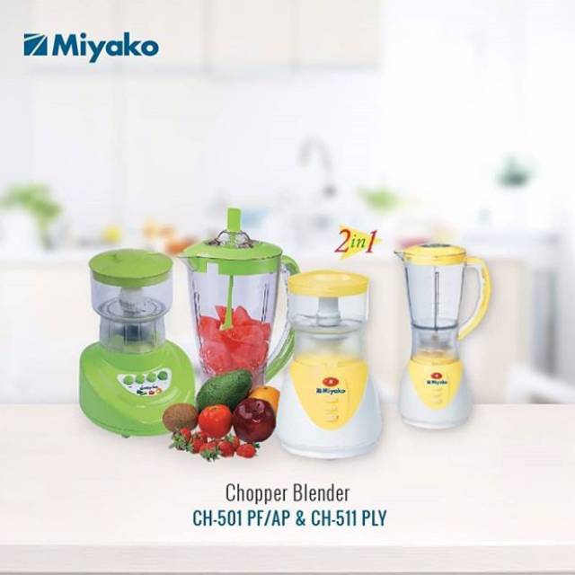 Jual BLENDER + CHOPPER MIYAKO (2IN1) | Shopee Indonesia