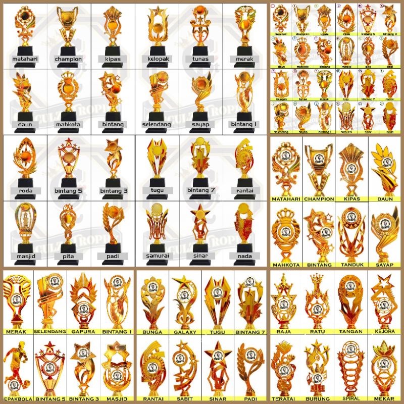 Jual Piala figur tinggi 30 an | Shopee Indonesia