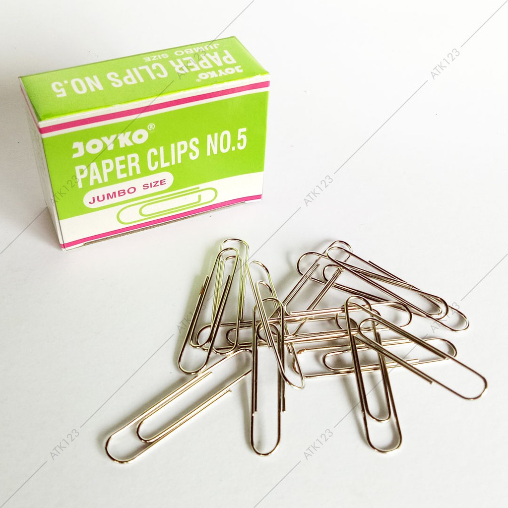 Jual Paper Clips Joyko No. 5 Jumbo (50 mm) | Shopee Indonesia