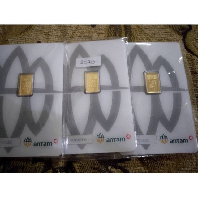 Jual Emas Antam Logam Mulia 0.5gr, 1gr, 2gr, 3gr | Shopee Indonesia