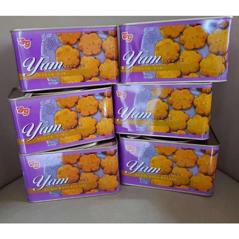 Jual Roti Yam Cookies Keladi Malaysia 700 gram || Roti Yam Cookies ...