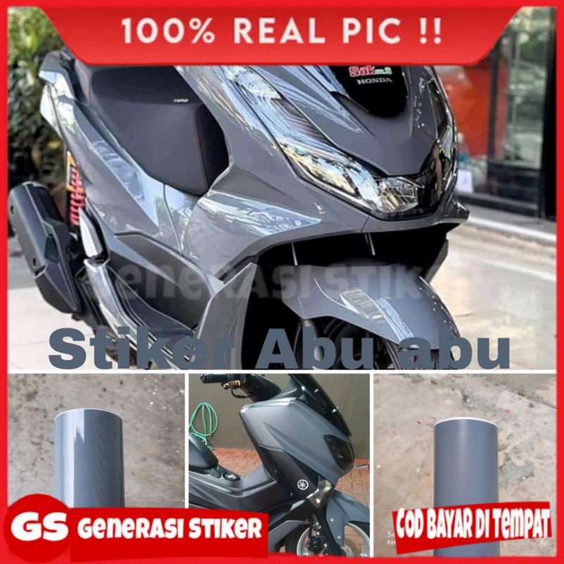 Jual Stiker Skotlet Motor Abu Glossy Sticker Motor Warna Abu Abu Dop ...