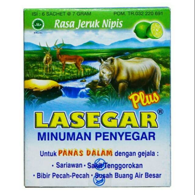 Jual Lasegar bubuk minuman penyegar 1 kotak isi 5s mengurangi sariawan ...