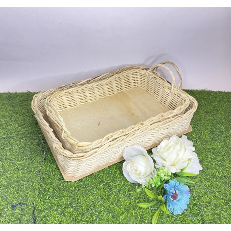 Jual Keranjang Buah Rotan | Kotak Rotan | Parcel Rotan | Rattan ...