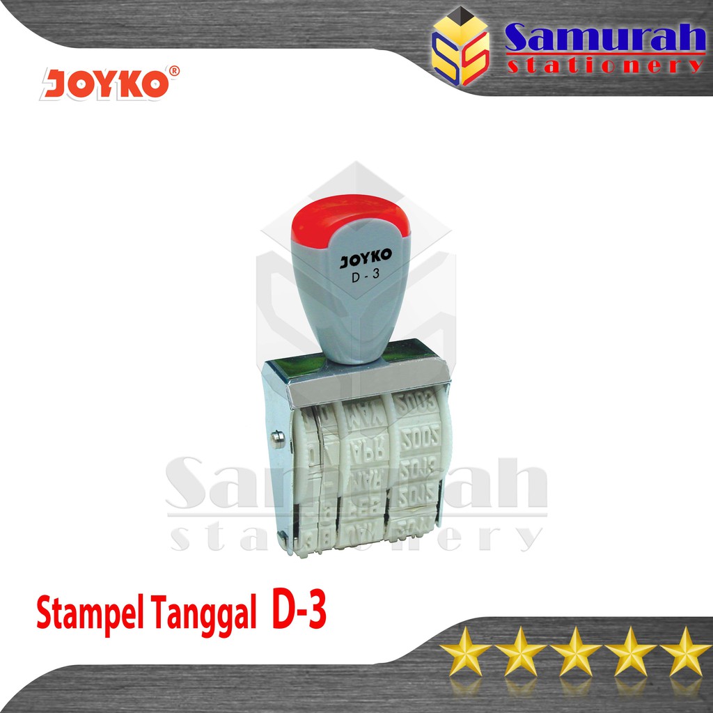 Jual Stampel Tanggal Joyko D-3 / Stamp D 3 Date / Stempel Tgl D3 ...
