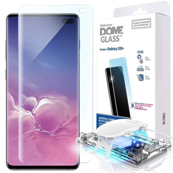 Jual Whitestone DOME Full Adhesive Tempered Glass Galaxy S10e S10 E ...