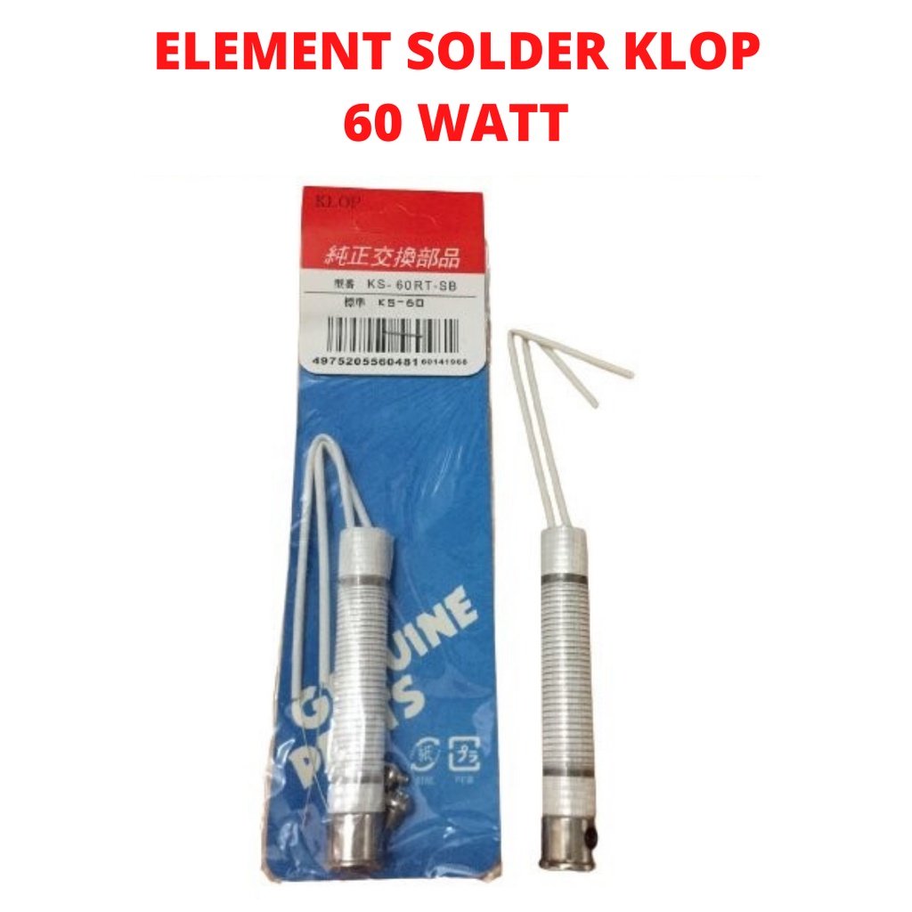 Jual ELEMEN SOLDER KLOP 60 WATT "ELEMENT" "SOLDIER" "SODER" "ELEMENT ...