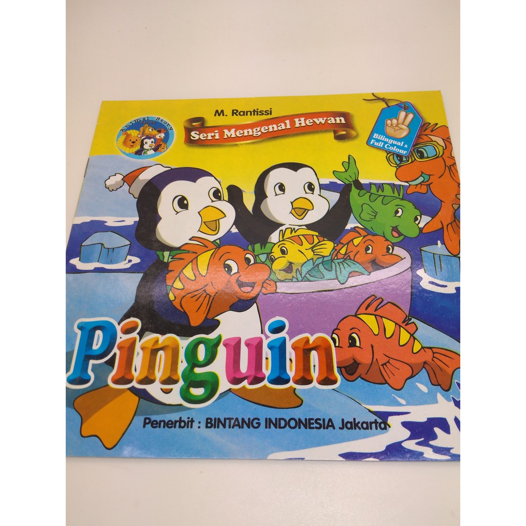Jual buku bergambar cerita anak ber gambar pinguin , anak,tk , paud ...