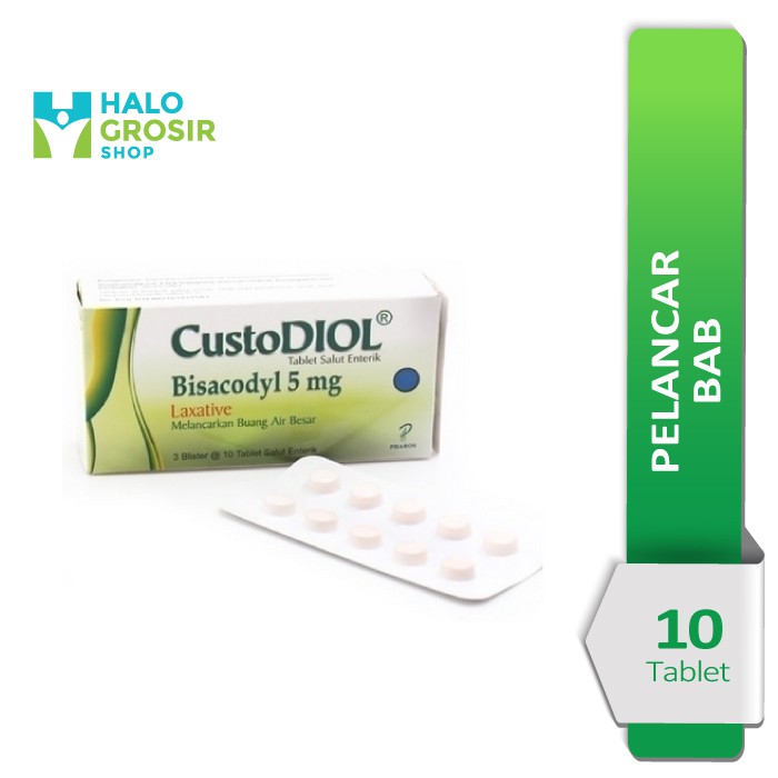 Jual Custodiol 5mg EC 10 Tablet / Sembelit / Kembung /Susah Bab / Serat ...