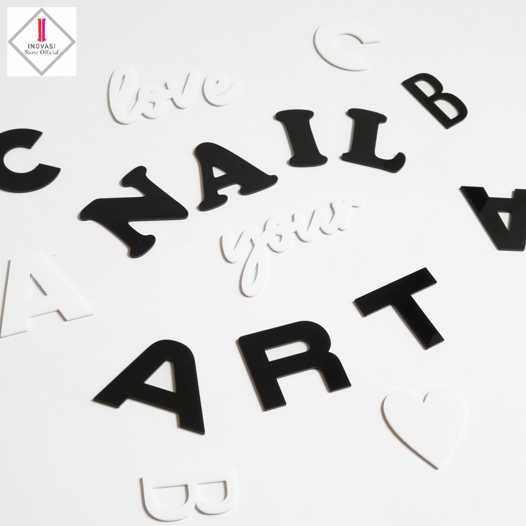 Jual Huruf Timbul Akrilik - 10CM FONT CUSTOM - Laser Cut Akrilik ...