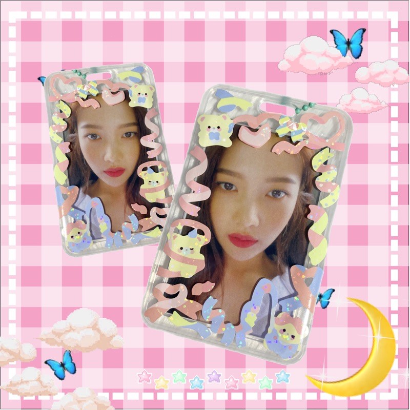 Jual Ready stock ~ Photocard PC holder Photocard sticker deco boleh ...