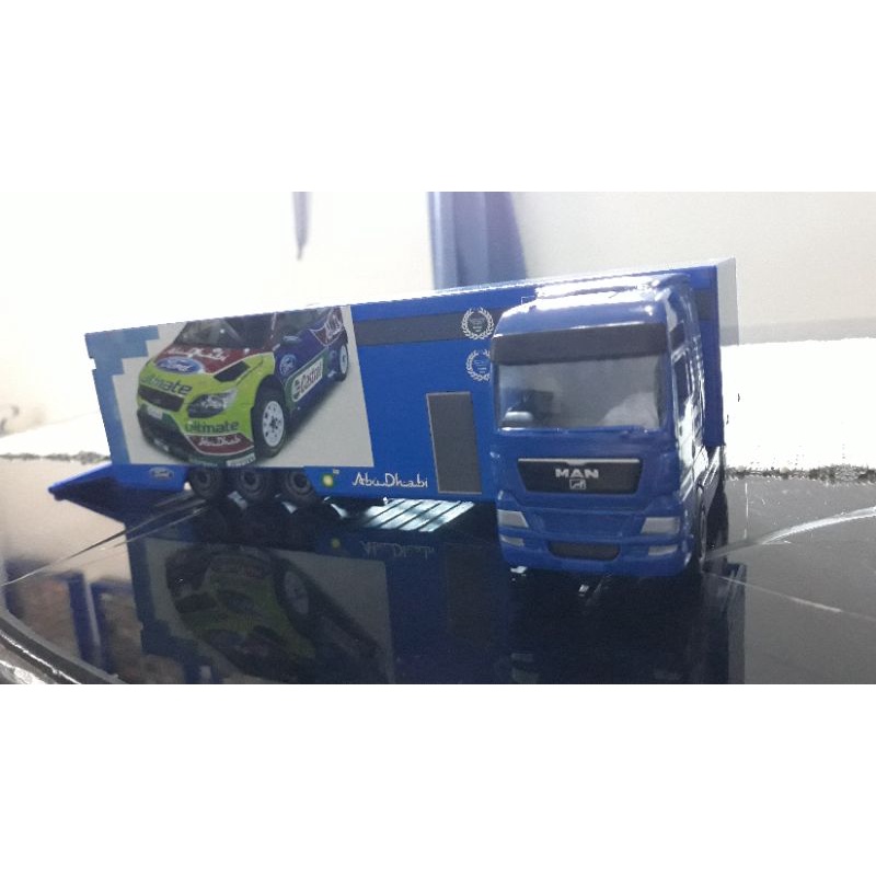 Jual Majorette truck transporter rally ford focus scala 1:64 | Shopee ...