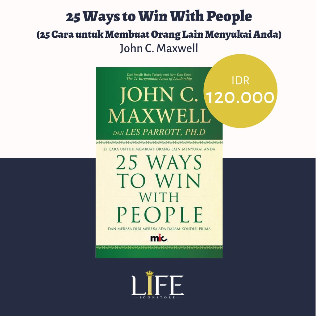 Jual 25 Ways To Win with People | Shopee Indonesia