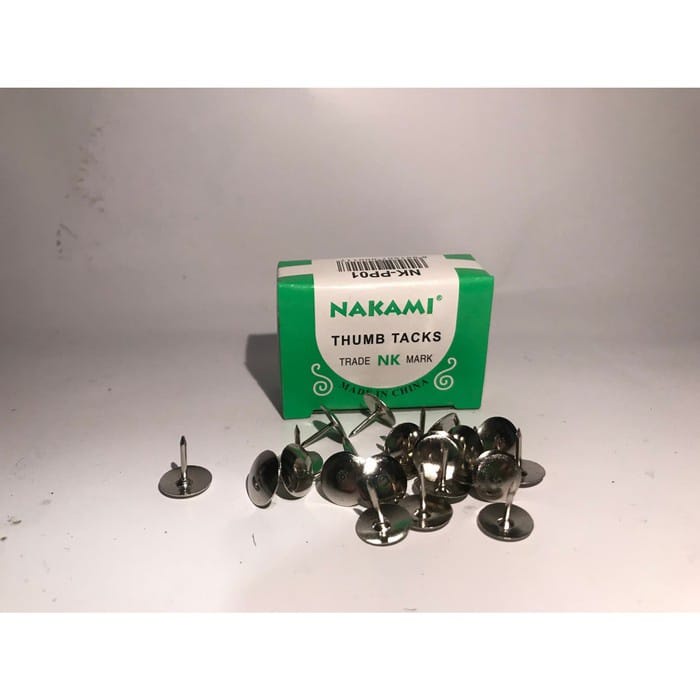 Jual Pines Paku Payung 1 Box SURGA Thumb Tacks Thumbtacks Besi Steel ...