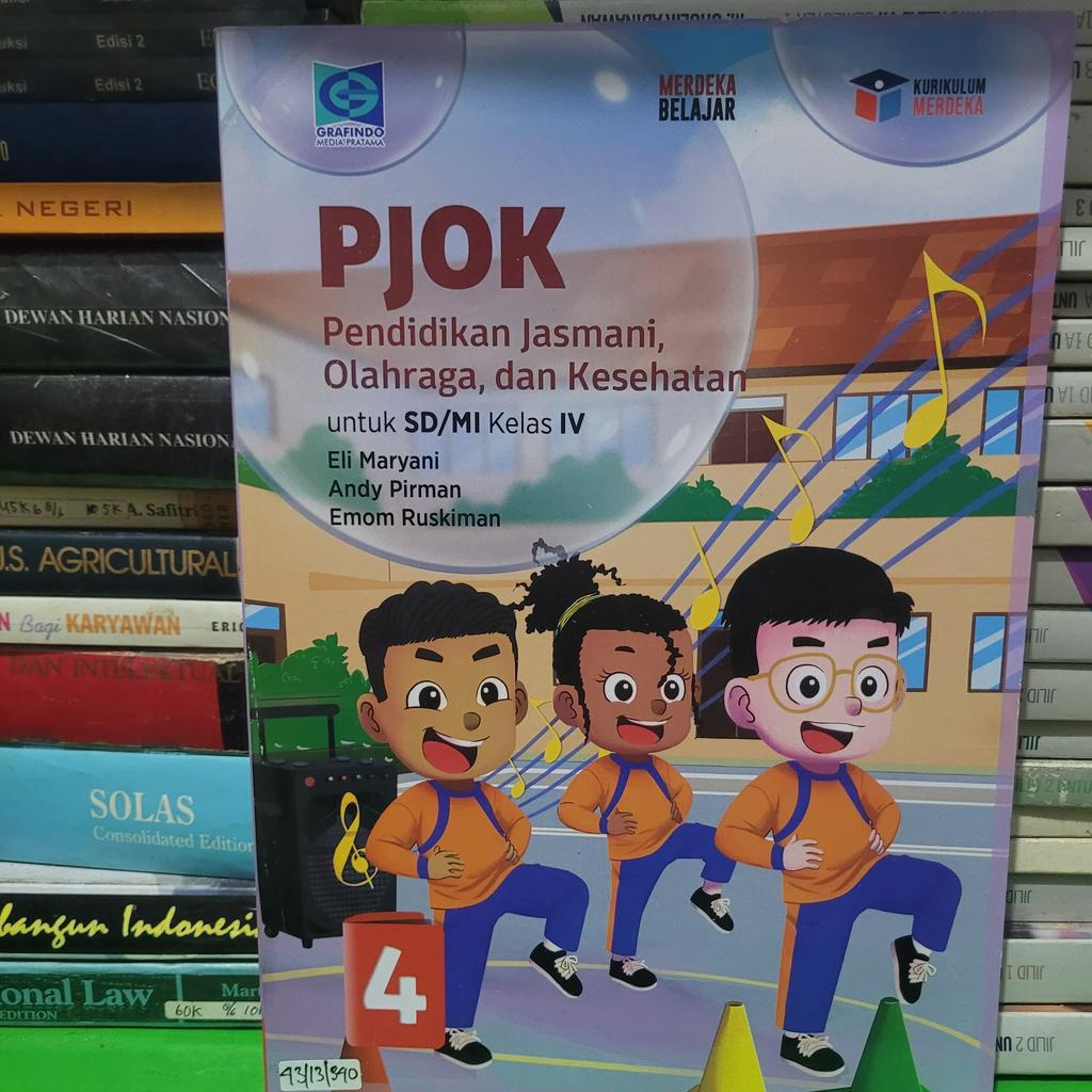 Jual BUKU PJOK KELAS 1 4 5 SD KURIKULUM MERDEKA GRAFINDO | Shopee Indonesia