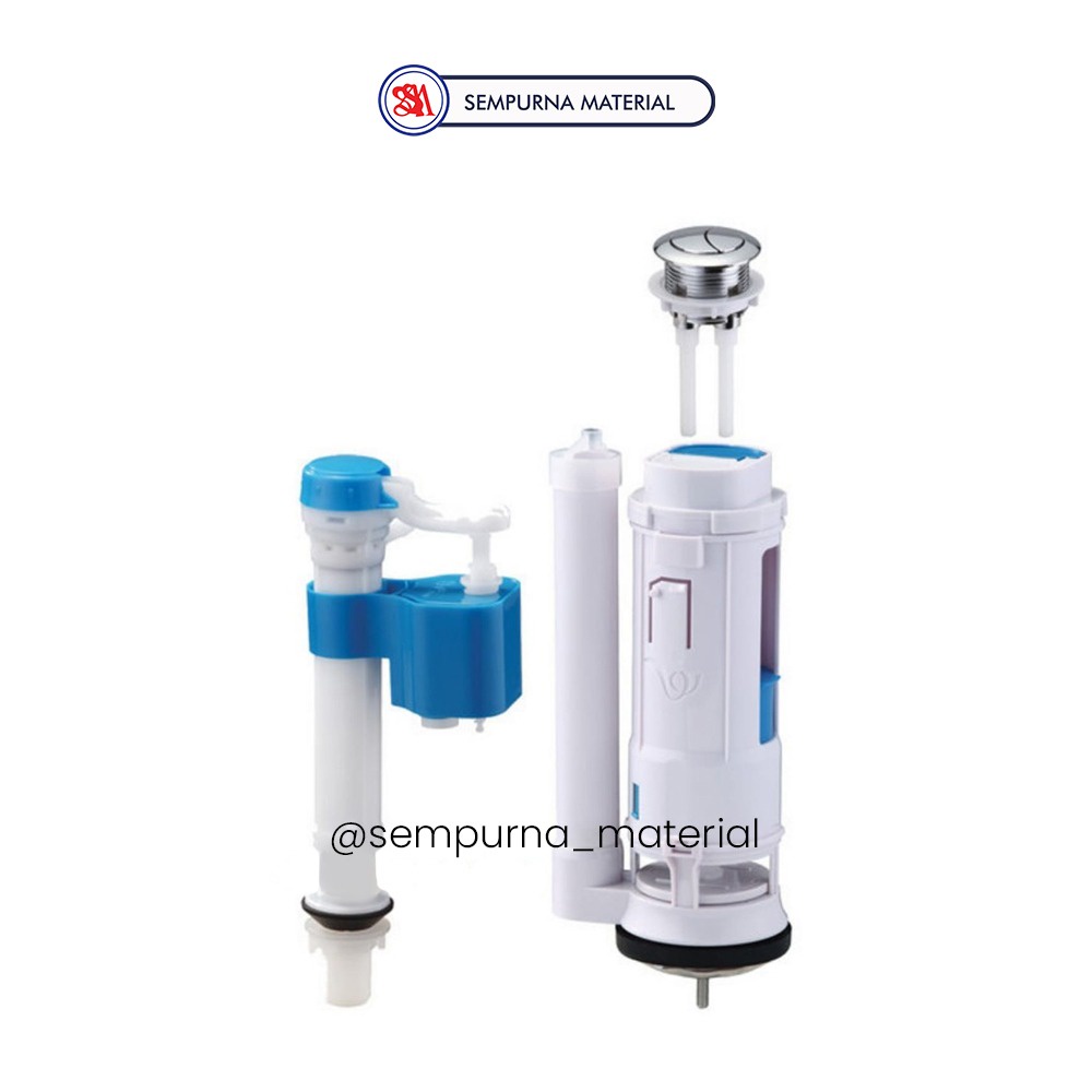 Jual Alat Closet Duduk Dual Flush - Terpisah | Shopee Indonesia