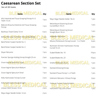 Jual Sectio Cesarean Instrument Set /Set Instrument Caesar/Caesarean ...