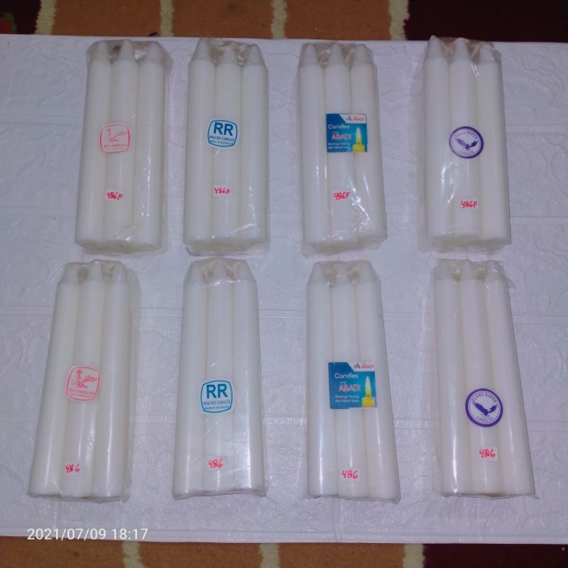 Jual lilin besar diameter 2 lcm tinggi 14,5 cm | Shopee Indonesia