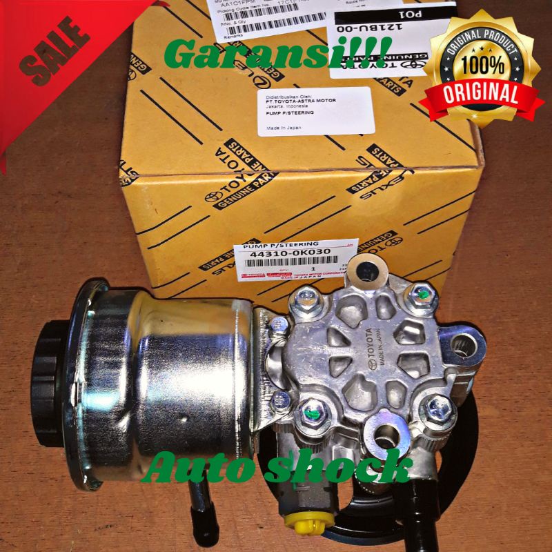 Jual POMPA POWER STEERING INNOVA BENSIN HILUX VIGO ORIGINAL JAPAN 44310 ...