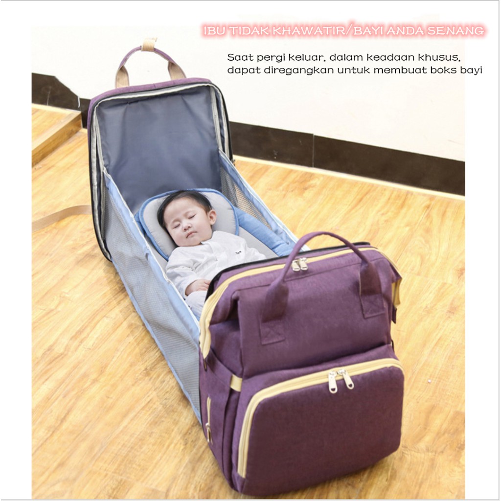 Jual TAS BABY TRAVEL KASUR MULTIFUNGSI PORTABEL PORTABLE MATTRESS BAG ...