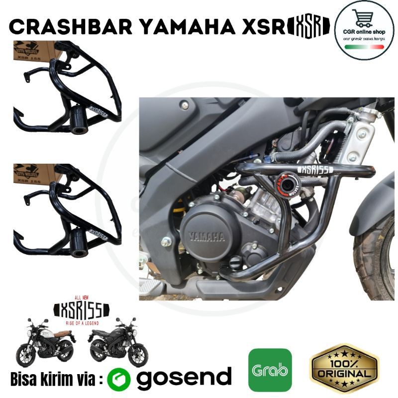 Jual Crashbar Tubular YAMAHA XSR 155 pelindung body XSR | Shopee Indonesia