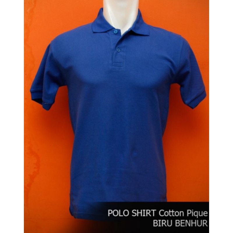 Jual KAOS POLO SHIRT COTTON PIQUE 20s PREMIUM / KAOS POLO KATUN / KAOS ...