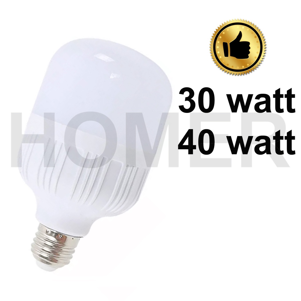 Jual Lampu Led bohlam bulb tabung kapsul jumbo tbulb 30w 30 w 30 watt 30 watt 40w 40 w 40watt 40 ...