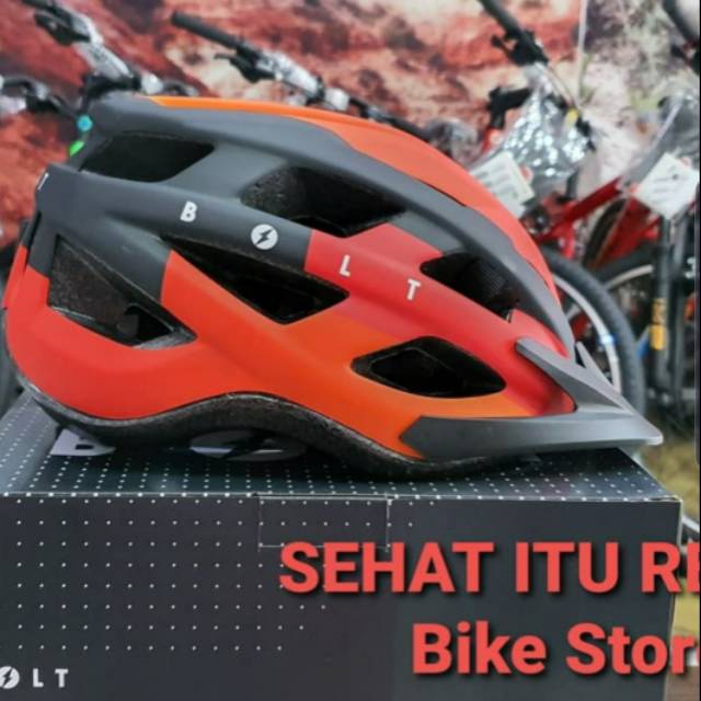 Jual HELM SEPEDA MTB NEW BOLT - LIGHT RED ADJUSTABLE - POWERED BY ...