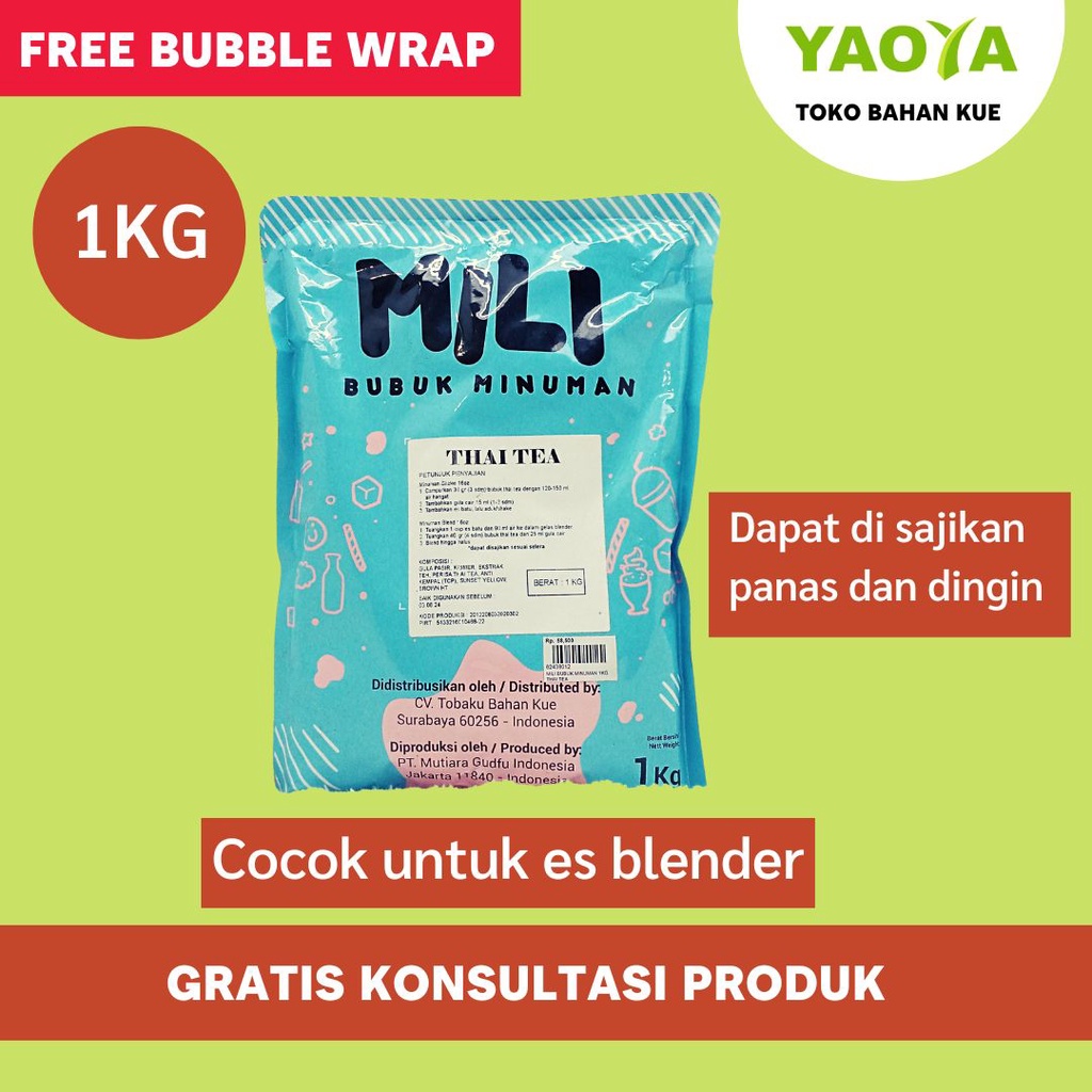Jual MILI BUBUK MINUMAN 1KG THAI TEA | Shopee Indonesia