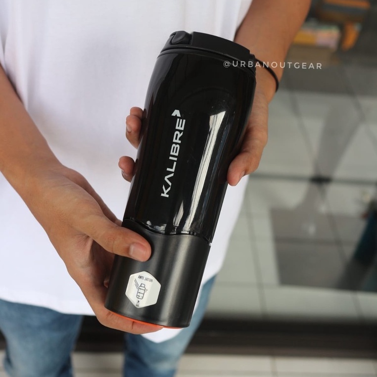 Jual Botol minum anti jatuh kalibre hitam, biru & merah 500ML 994115999 ...
