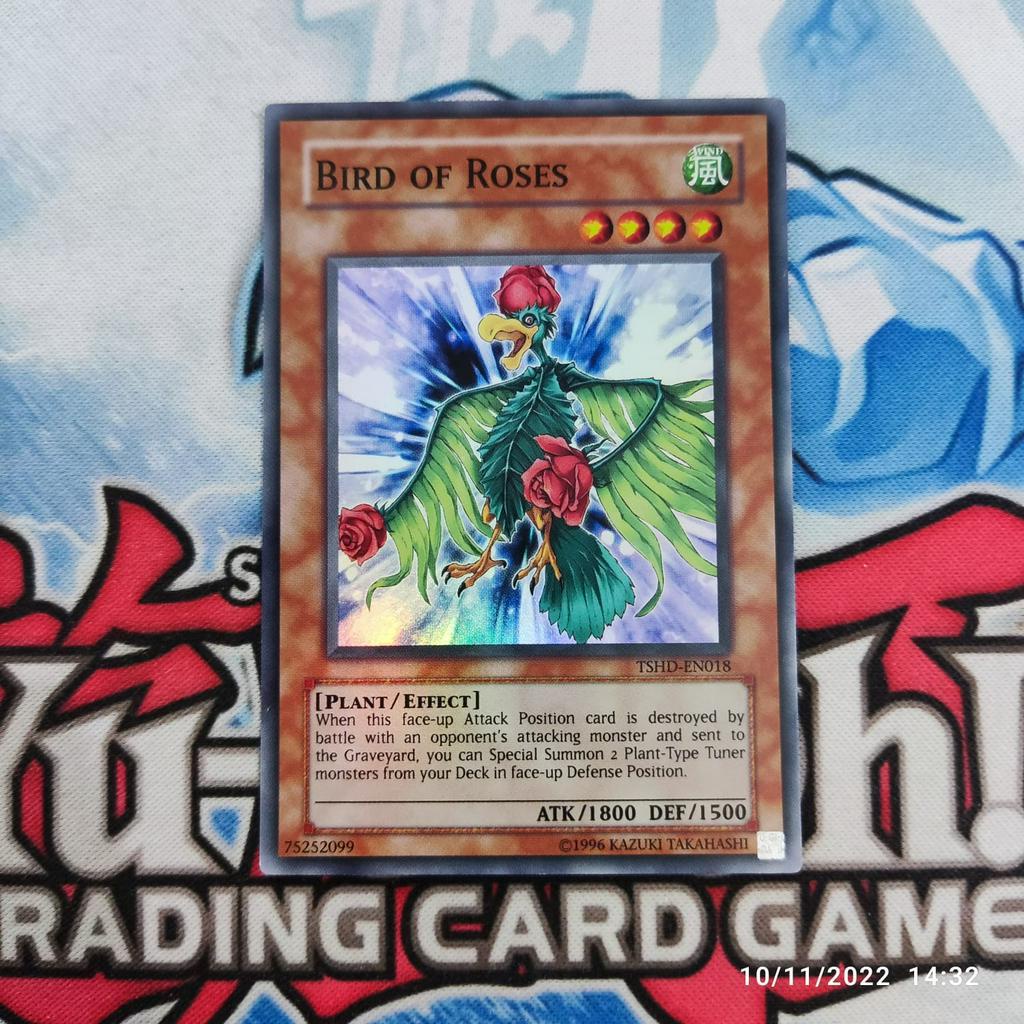 Jual yugioh bird of roses TSHD super rare original | Shopee Indonesia