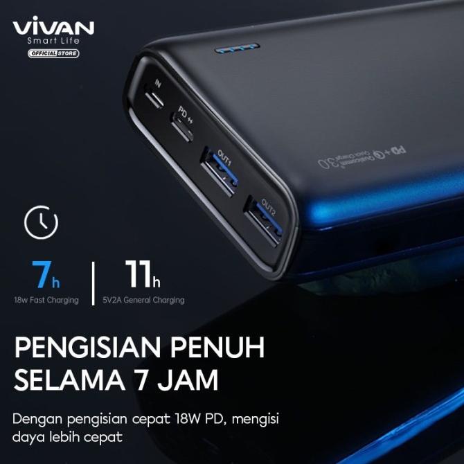 Jual POWER BANK VIVAN VPB-H20S 20000mAh barang ada | Shopee Indonesia