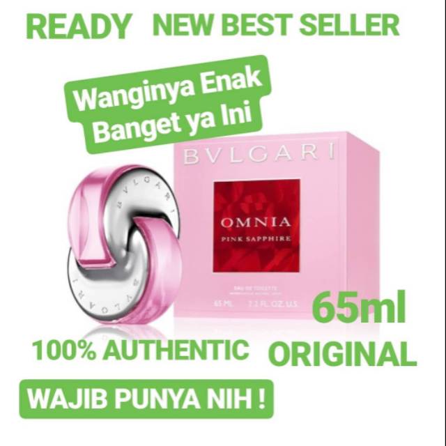 Jual OMNIA PINK SAPPHIRE Edt 65ml | Shopee Indonesia