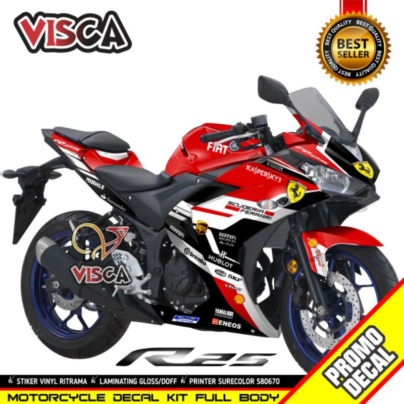Jual Decal R25 Old Full Body Stiker R25 Old Striping R25 Old Sticker ...