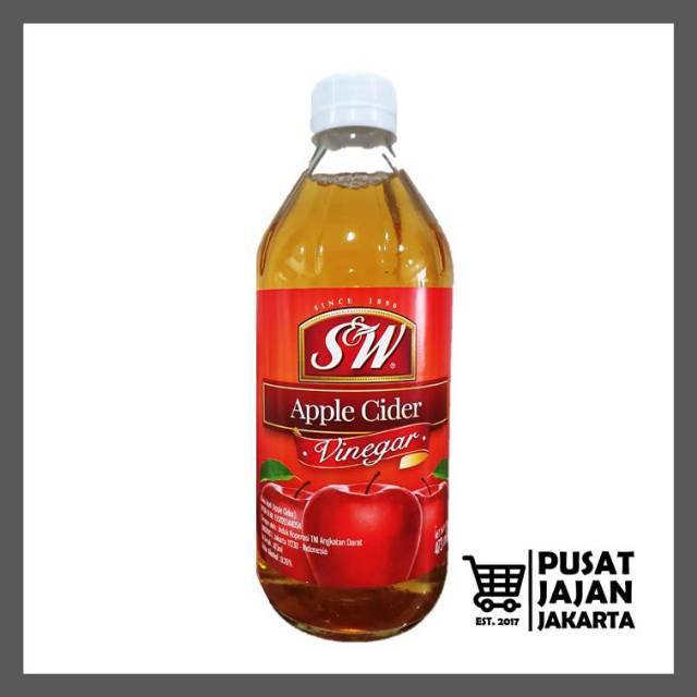 Jual S&W Apple Cider Vinegar 473 ml Cuka Makan Cuka Apel SW S & W ...