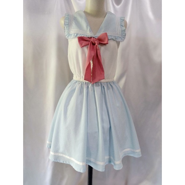 Jual Dress lolita sailor cute pattern / gaun noni belanda kawaii ...