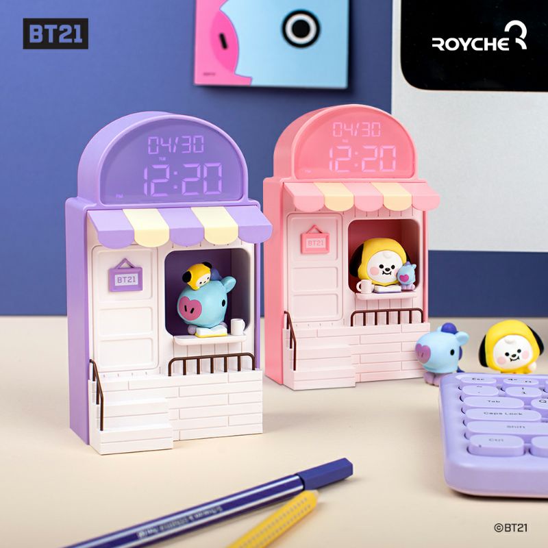 Jual [READY] bt21 official led digital desk table clock | Shopee Indonesia