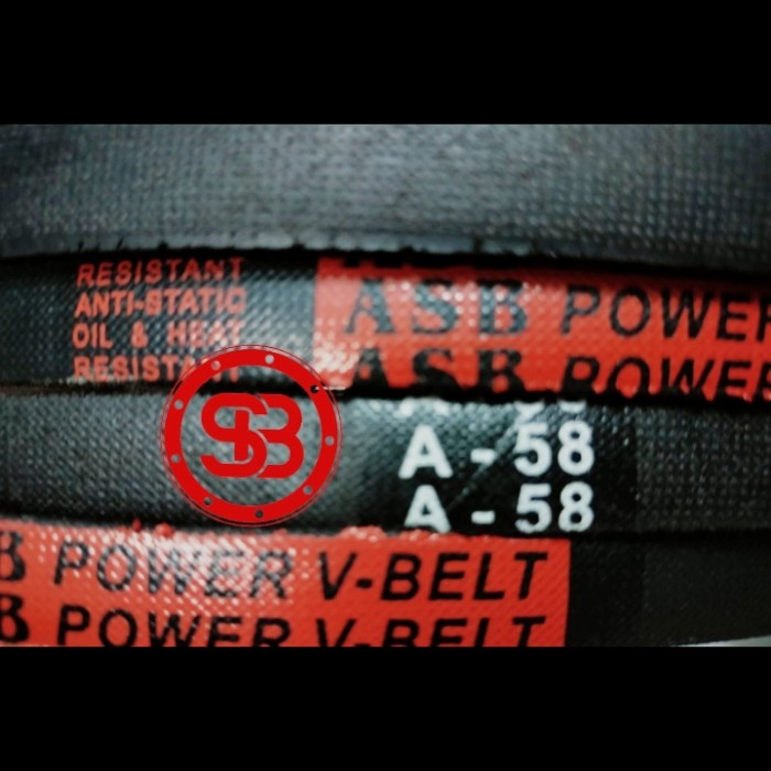 Jual Van Fan Belt VanBelt Tali Ban Kipas Vbelt ASB A58 A 58 A-58 | Shopee Indonesia