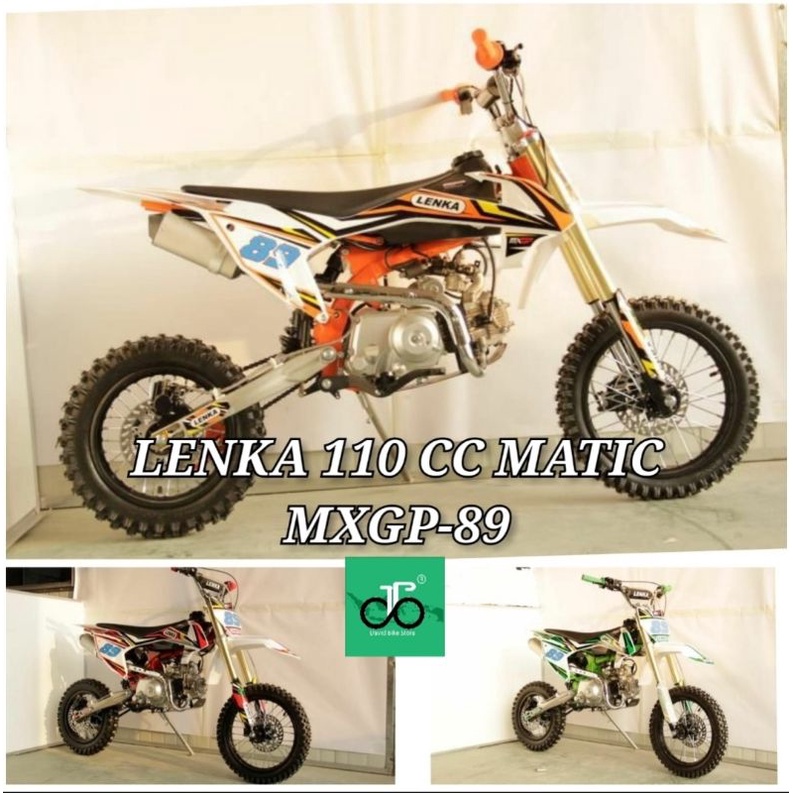 Jual Motor Mini Trail Lenka MXGP 89 (MXGP89) 110cc Matic | Shopee Indonesia