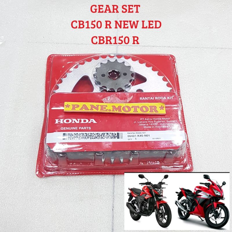 Jual GEAR GIR SET CB150 NEW CB 150 R NEW LED CBR 150 ORISINIL AHM 06401 ...