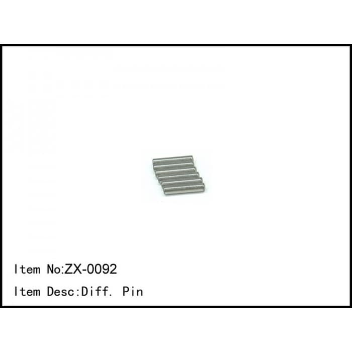 Jual ZX-0092 Rc Car Caster Racing DIFFERENTIAL PIN WHEEL 1/8 Buggy ...