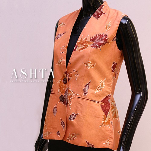 Jual Ashta Batik Vest Batik Wanita ABT8-151BZ | Shopee Indonesia