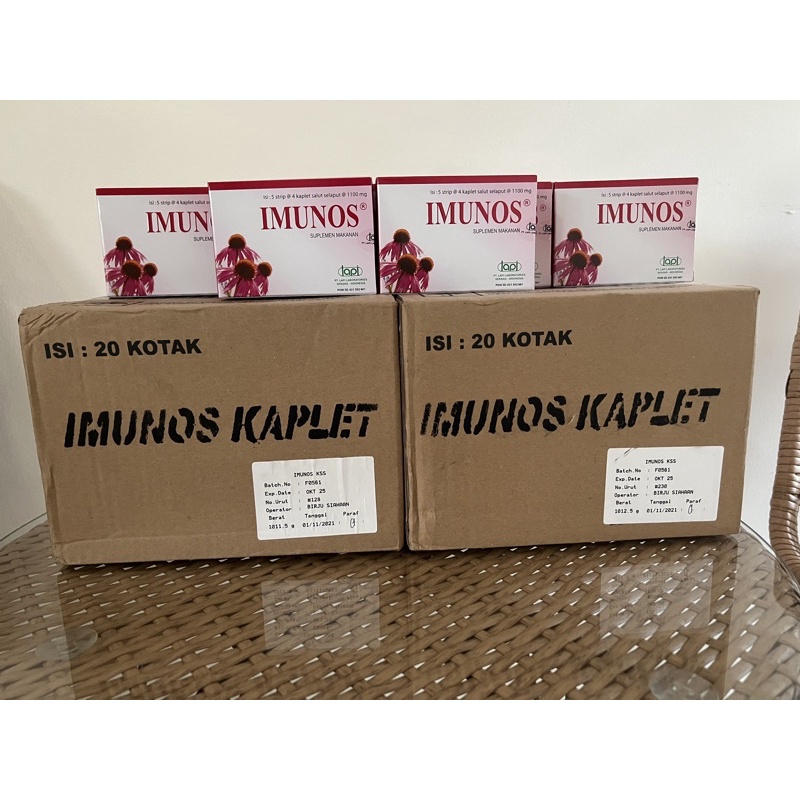 Jual Imunos daya tahan tubuh multivitamin LAPI Box isi 20 kaplet ...
