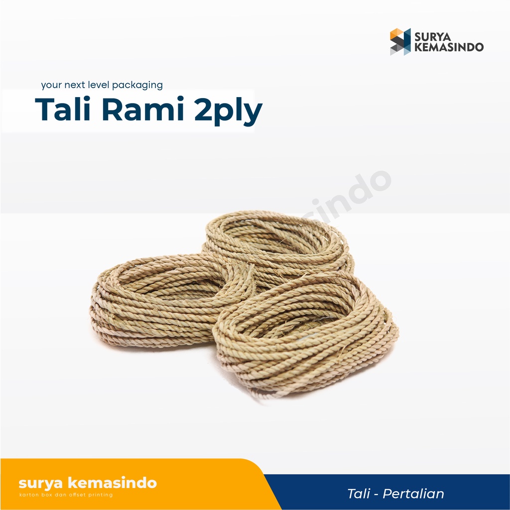 Jual Tali Rami 2 PLY (+- 5,5 meter) tali/rami/talirami/taliserat ...