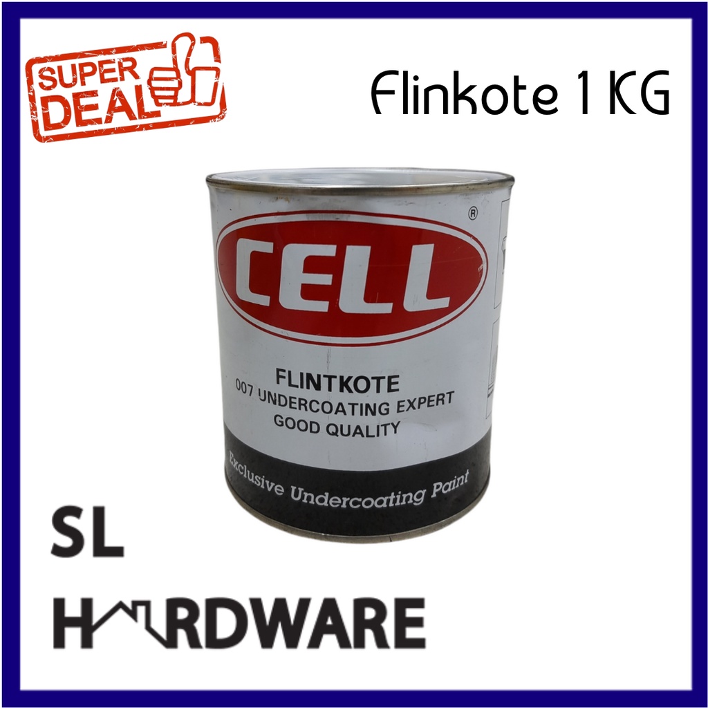 Jual Flintkote Flingkut Plinkut CELL CAT ANTI KARAT 1 KG | Shopee Indonesia