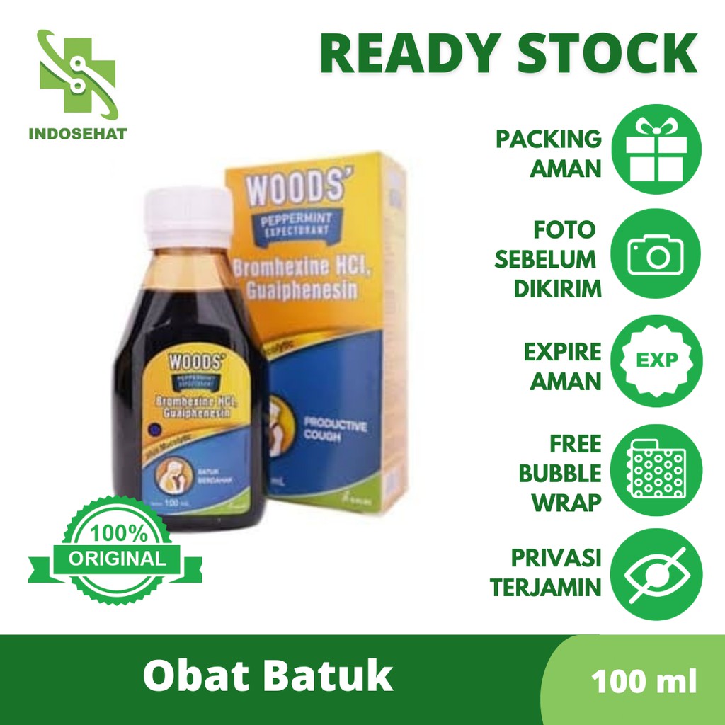 Jual Woods' Peppermint Expectorant | Obat Batuk Berdahak | Shopee Indonesia