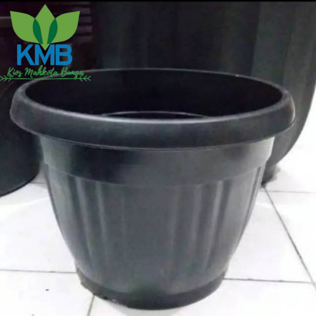 Jual POT PLASTIK HITAM NKH / Pot Bunga Plastik Hitam / Simba / RM ...